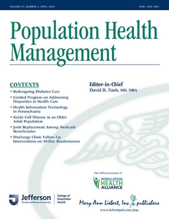 Population Health Management [IMAGE] | EurekAlert! Science News Releases