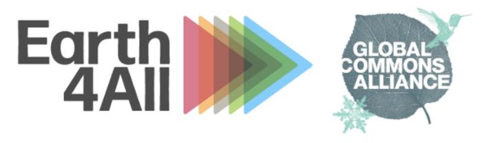 Logos: Earth4All / Global Comm [IMAGE] | EurekAlert! Science News Releases