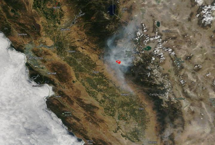 Ferocious Ferguson Fire in Cal [IMAGE] | EurekAlert! Science News Releases