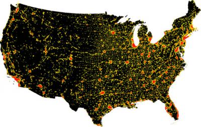 Urbanization Map of the US [IMAGE] | EurekAlert! Science News Releases