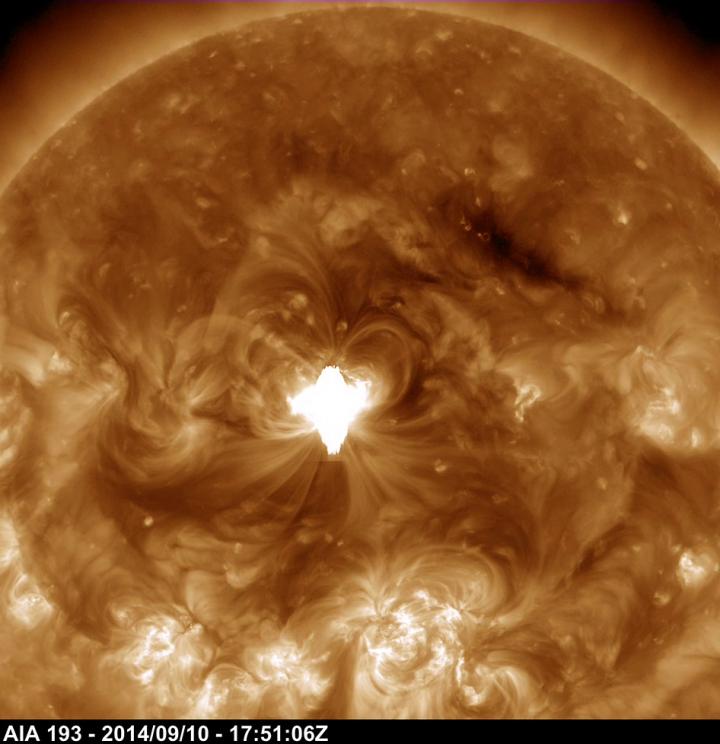 NASA Sees Earth-directed X-Class Solar Flare | EurekAlert!