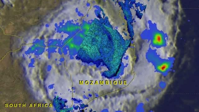NASA examines Ex-Tropical Cyclone Dineo's rai | EurekAlert!