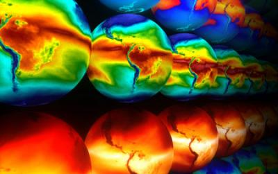Multiple Earths in Various Col [IMAGE] | EurekAlert! Science News Releases