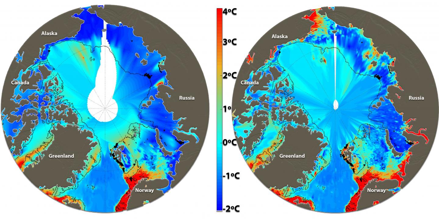 Arctic Ocean Temperature [IMAGE] | EurekAlert! Science News Releases