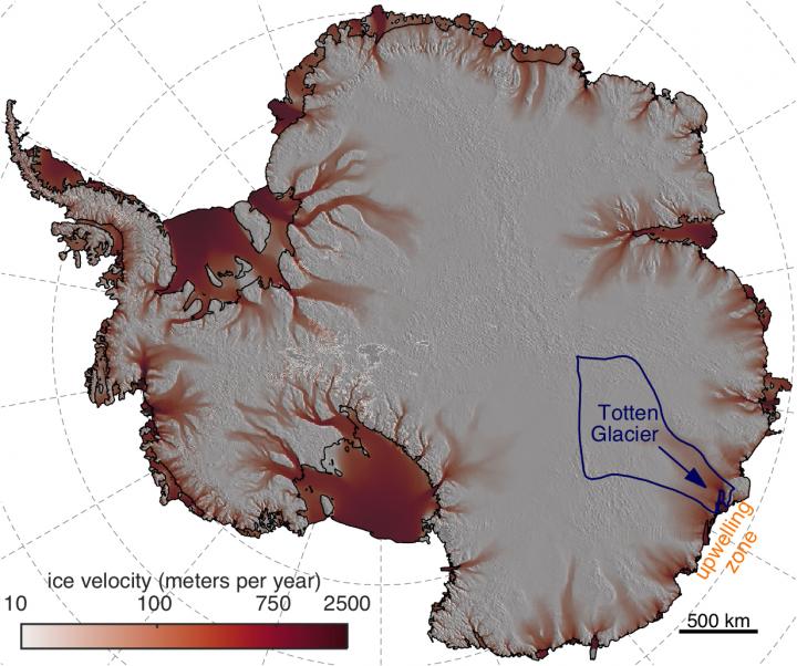 Wind Melts Totten Ice Shelf by [IMAGE] | EurekAlert! Science News Releases