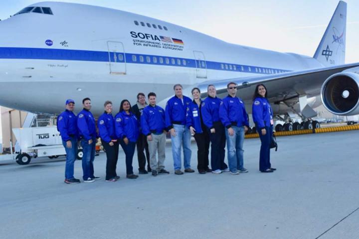 AAA Teachers in front of SOFIA [IMAGE] | EurekAlert! Science News Releases