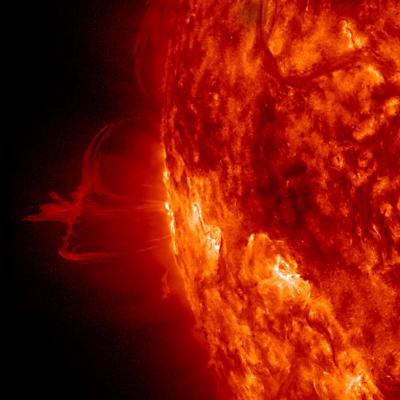NASA Sees a Spritely Solar Prominence | EurekAlert!