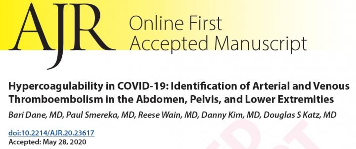 American Journal of Roentgenology updates fro | EurekAlert!