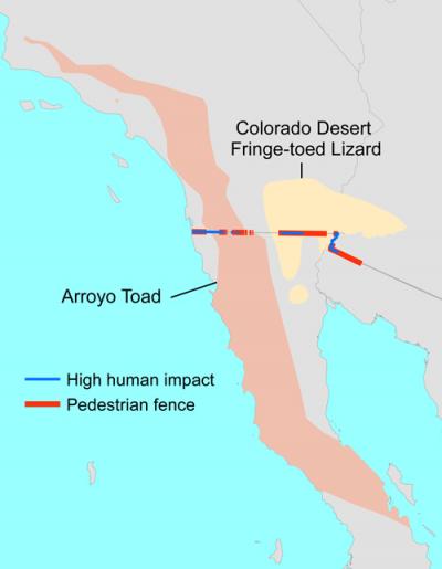 California Border Map Showing [IMAGE] | EurekAlert! Science News Releases