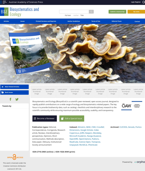 The website of the journal Bio [IMAGE] | EurekAlert! Science News Releases