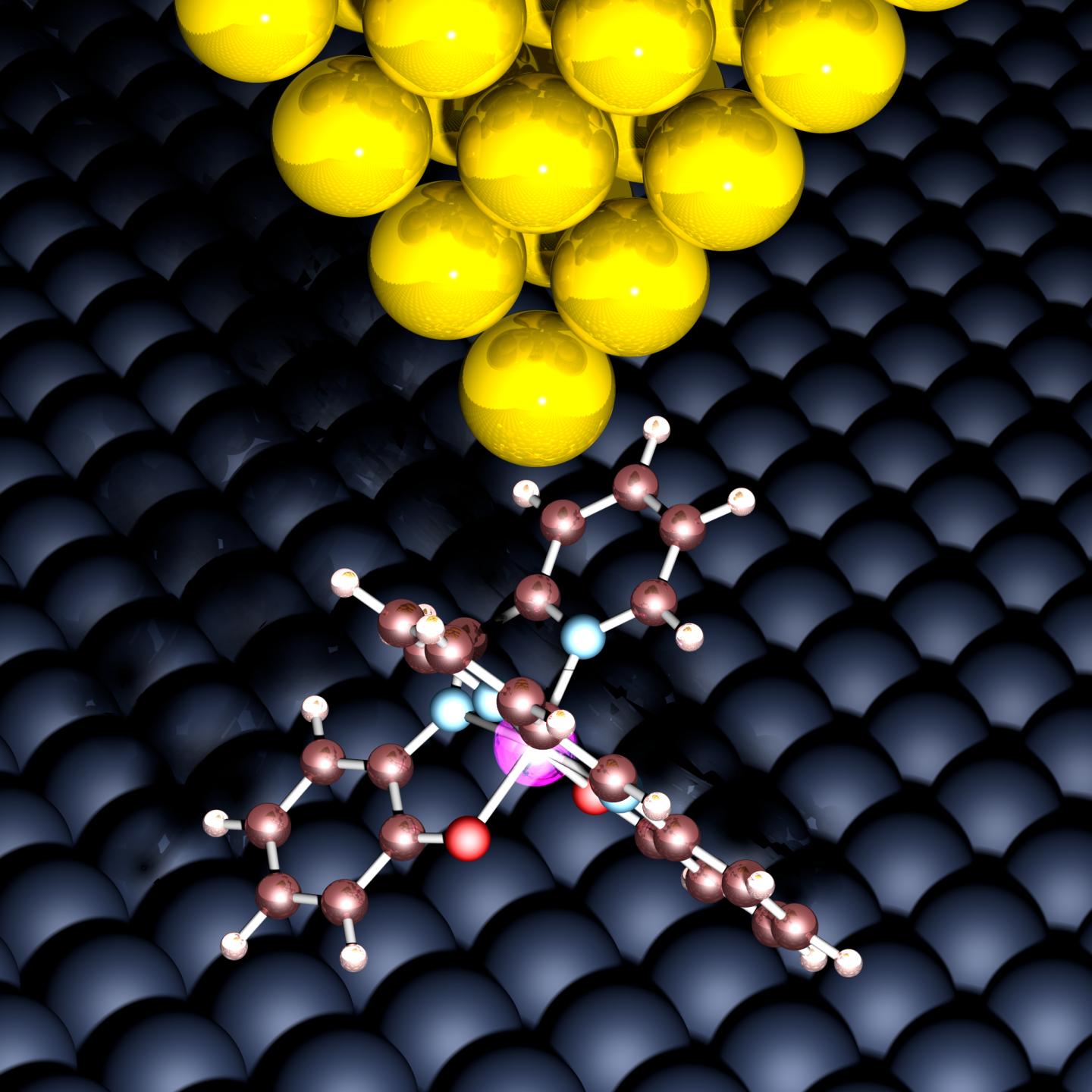 STM and Molecule [IMAGE] | EurekAlert! Science News Releases