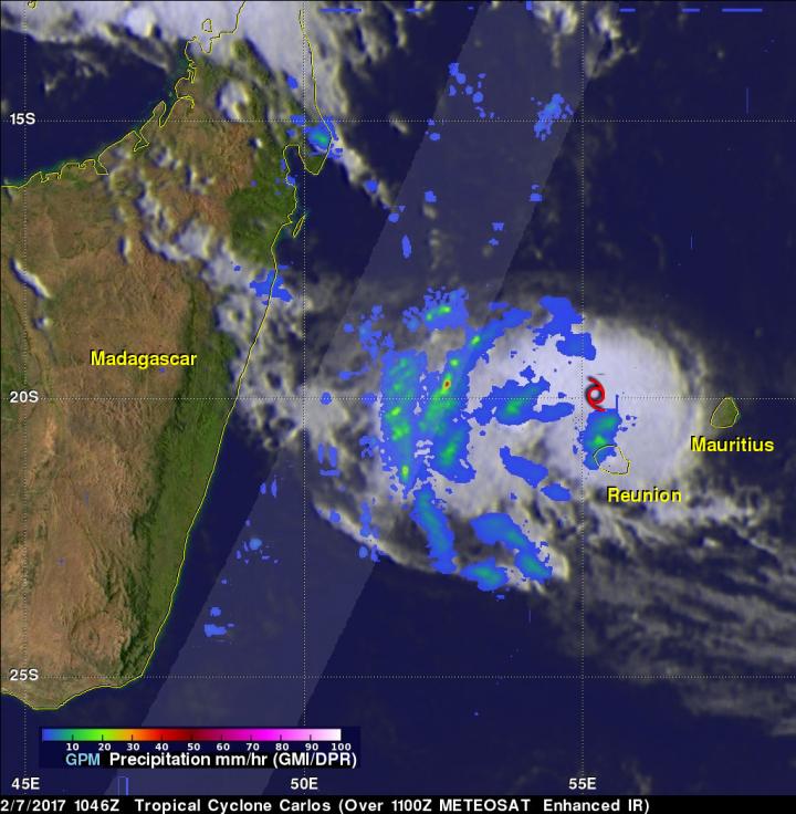 GPM Image of Carlos [IMAGE] | EurekAlert! Science News Releases