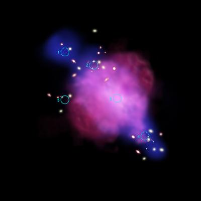 Dark matter mystery deepens in cosmic 'train | EurekAlert!