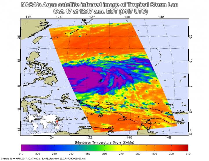 Aqua Image of Lan [IMAGE] | EurekAlert! Science News Releases
