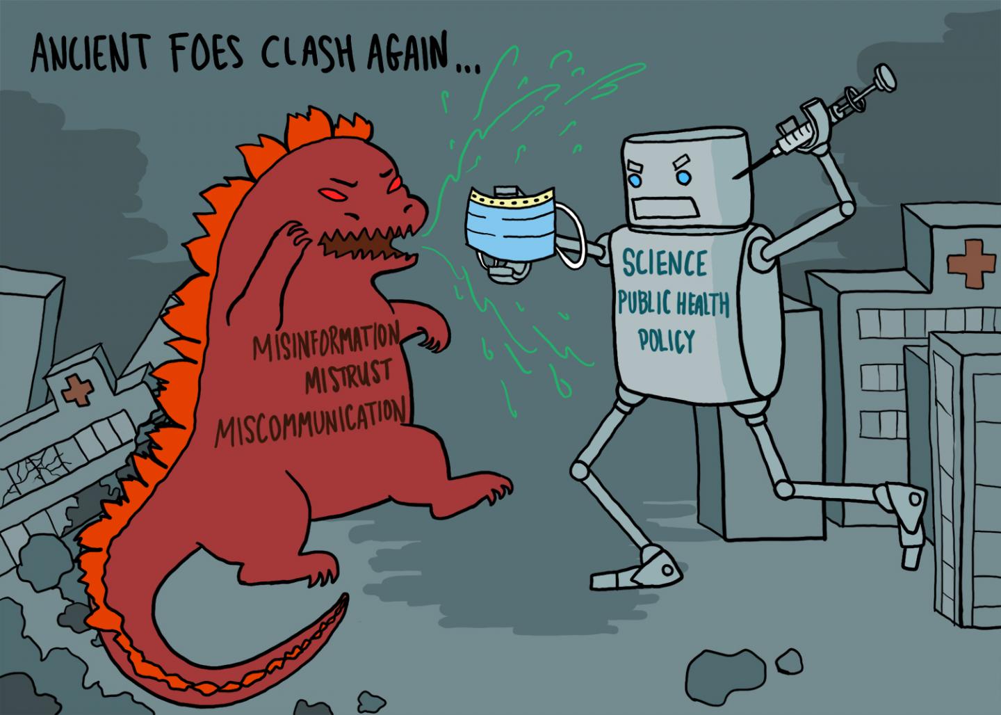 Ancient foes clash again [IMAGE] | EurekAlert! Science News Releases
