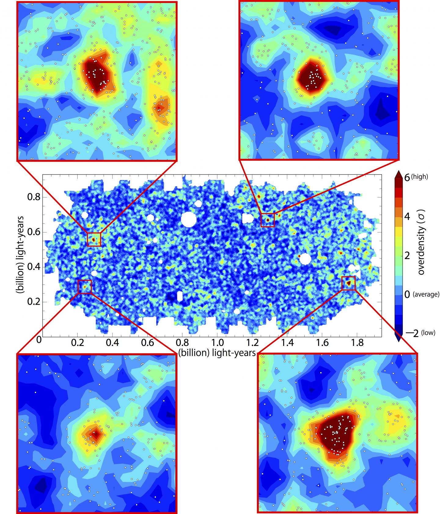 Galaxy Distribution and Close- [IMAGE] | EurekAlert! Science News Releases