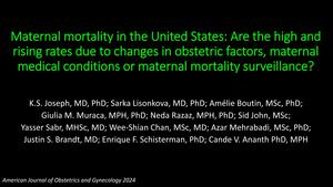Good news: the US maternal death rate is stab | EurekAlert!
