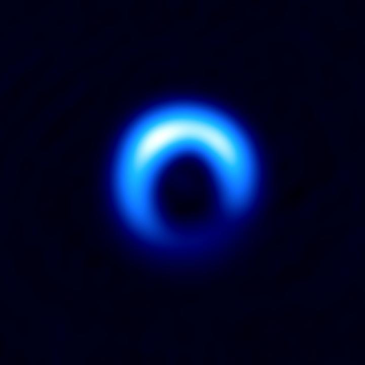 Dust Disk around the Young Sta [IMAGE] | EurekAlert! Science News Releases