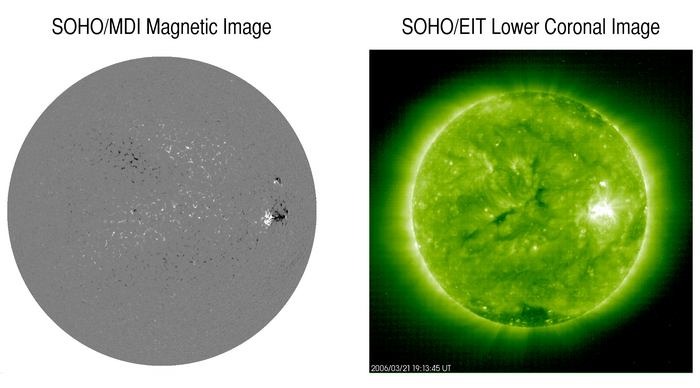 SOHO solar data [IMAGE] | EurekAlert! Science News Releases
