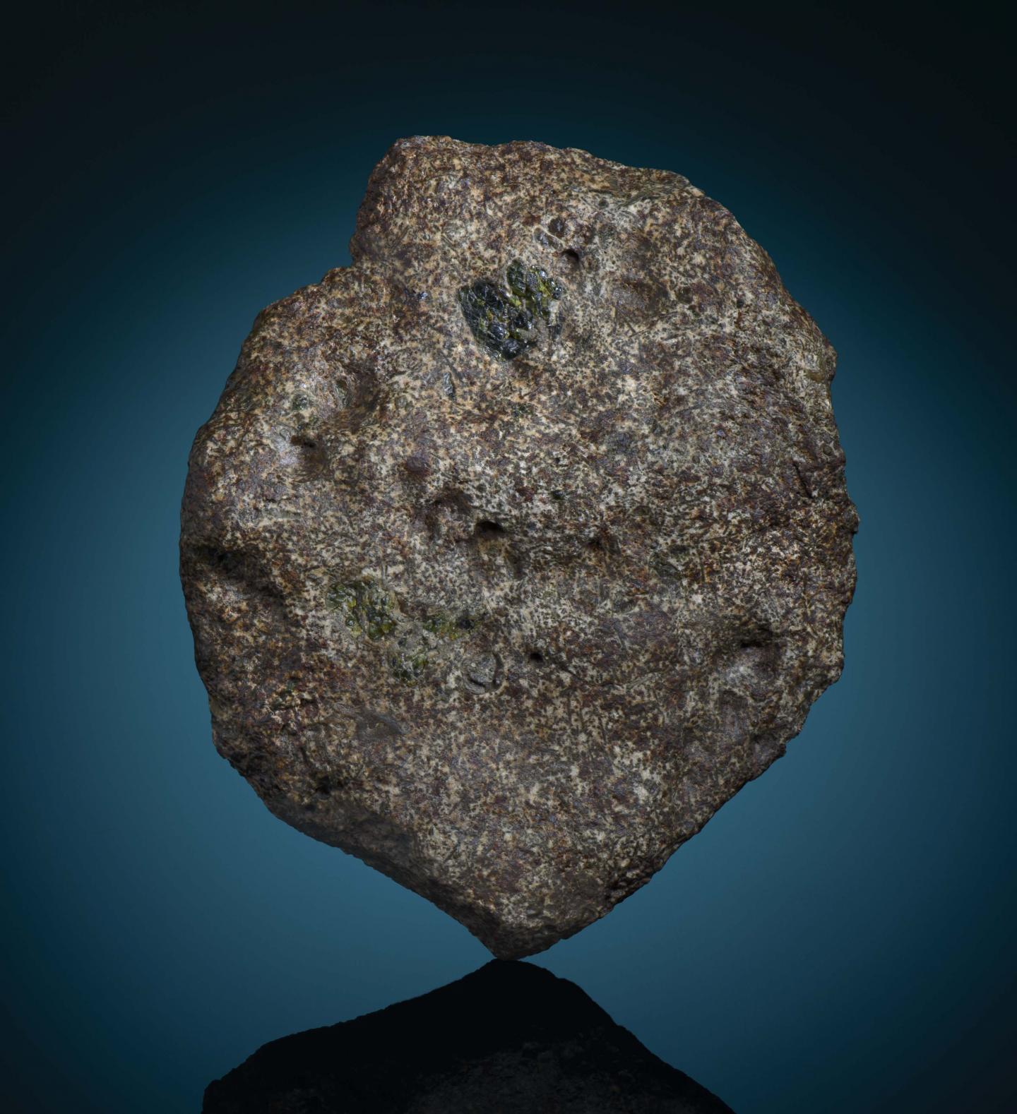 A Piece Of The EC 002 Meteorit IMAGE EurekAlert Science News Releases