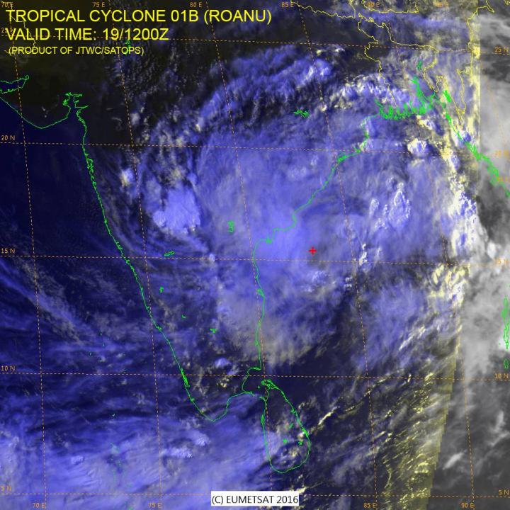 Tropical Cyclone Roanu [IMAGE] | EurekAlert! Science News Releases
