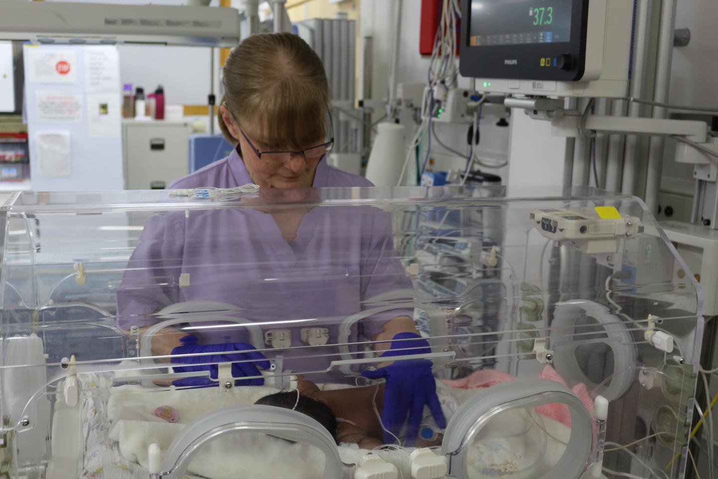 A Baby in Neonatal Care in Bra [IMAGE] | EurekAlert! Science News Releases