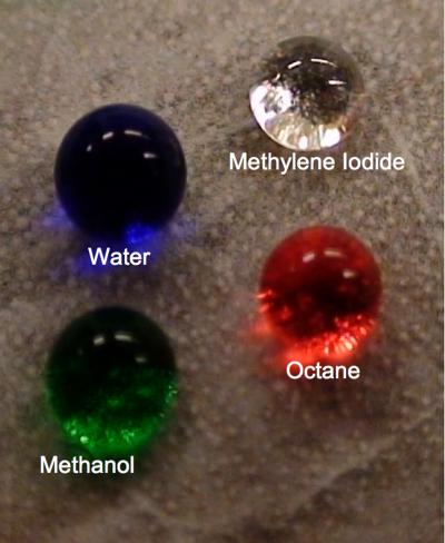 New Surfaces Repel Organic Liq [IMAGE] | EurekAlert! Science News Releases