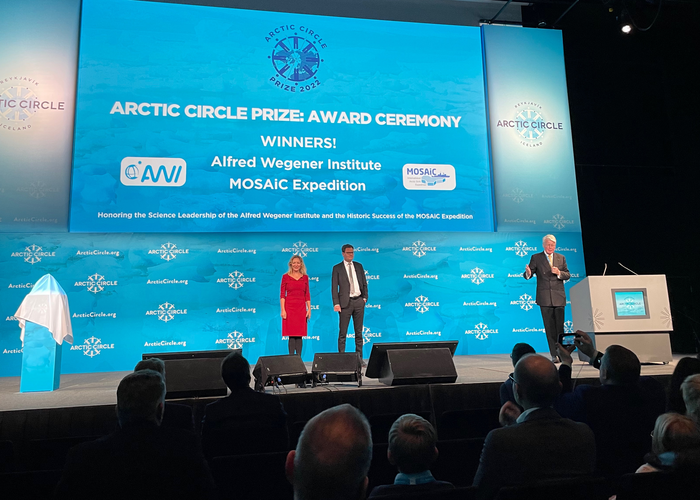 Antje Boetius and Markus Rex accept Arctic Ci | EurekAlert!