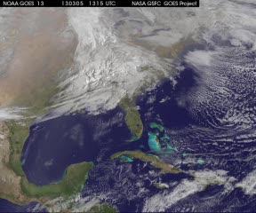 NASA provides satellite views of Nor'easter o | EurekAlert!
