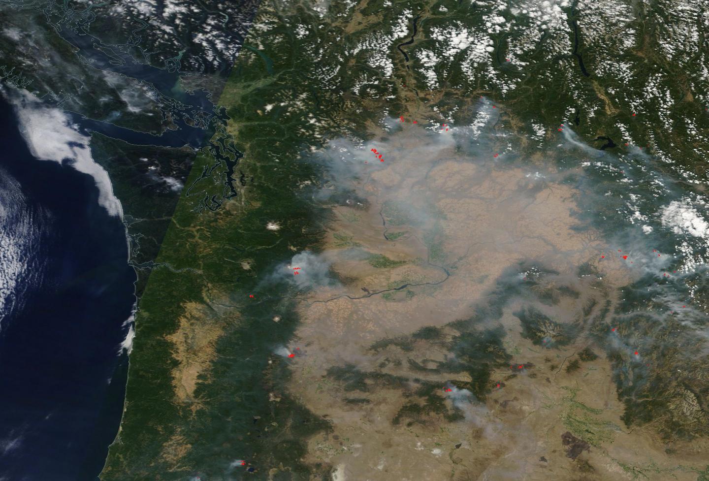Several Washington State Fires Rage | EurekAlert!