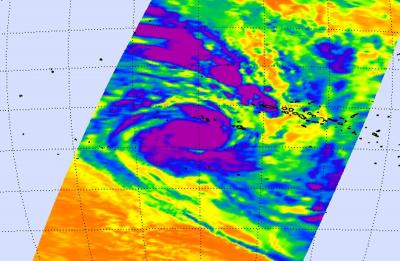 Cyclone Oli reaches category 4 strength on it | EurekAlert!