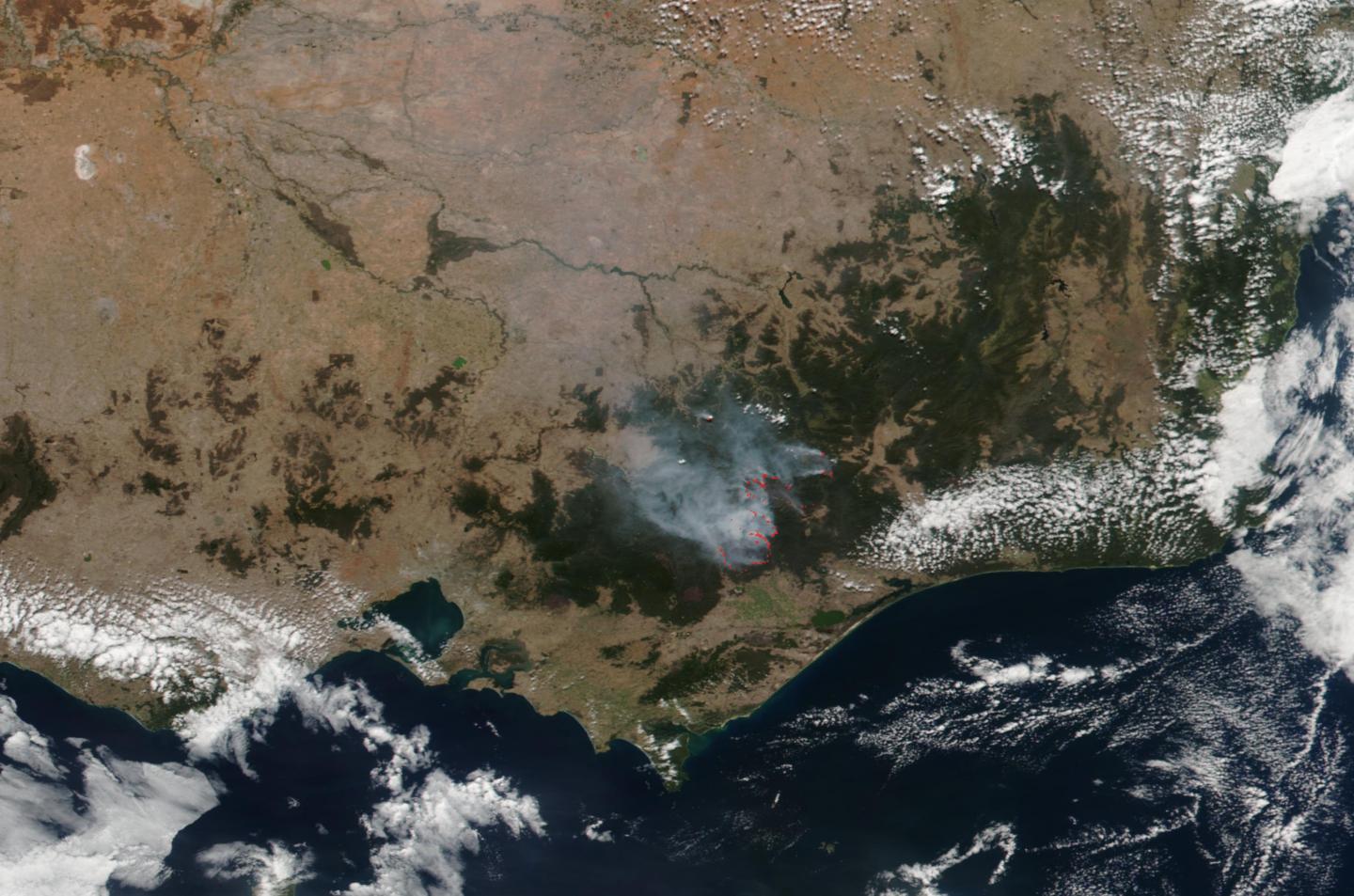 Fires in Victoria, Australia C [IMAGE] | EurekAlert! Science News Releases