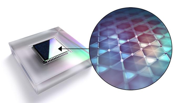 Quantum chip with basketweave [IMAGE] | EurekAlert! Science News Releases