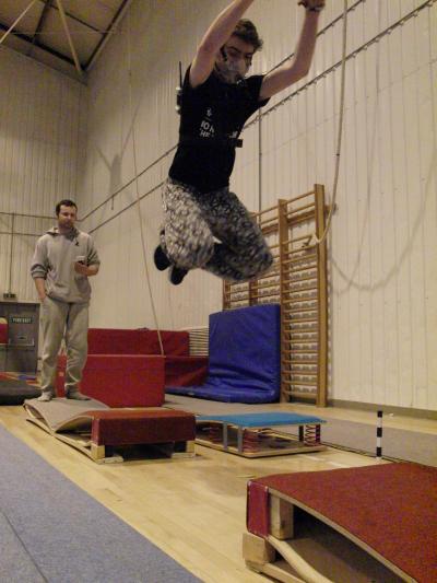 Long jumpers do better with a spring in their | EurekAlert!