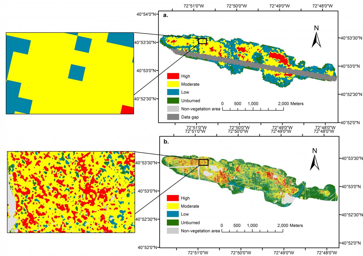 Maps of Burn Severity Over the [IMAGE] | EurekAlert! Science News Releases