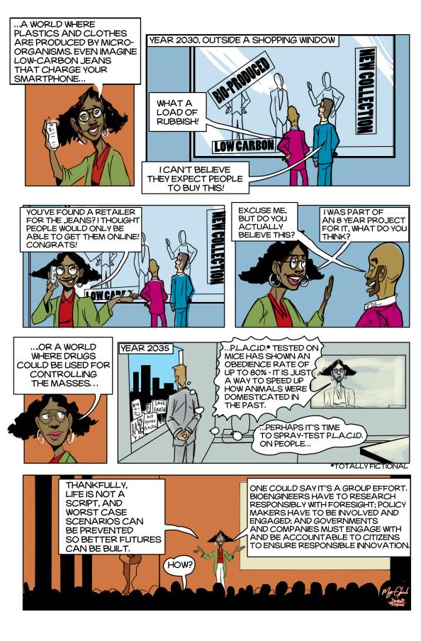 Comic strip based on bioengine [IMAGE] | EurekAlert! Science News Releases