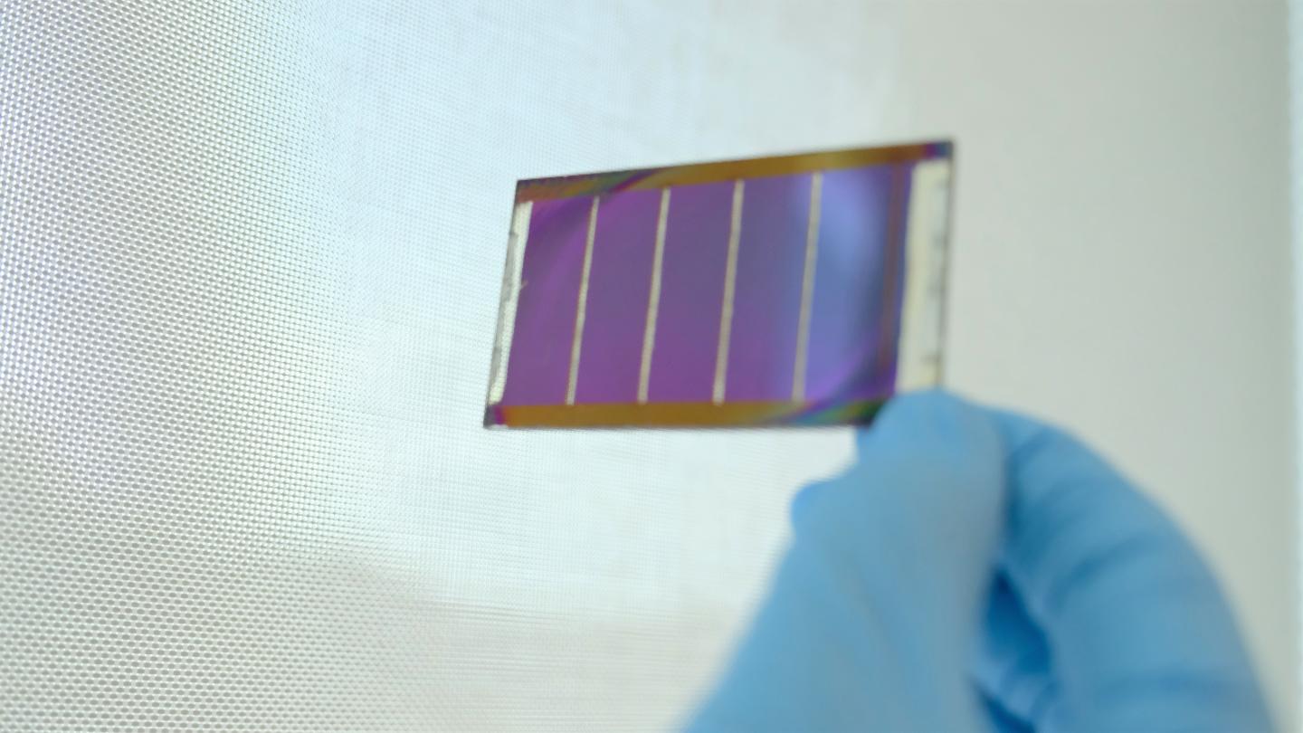 Scaled-Up Perovskite Solar Cel [IMAGE] | EurekAlert! Science News Releases