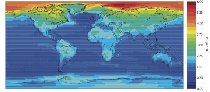 A Map of Climate Change [IMAGE] | EurekAlert! Science News Releases