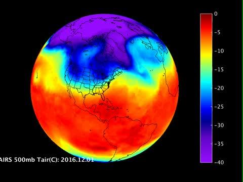 A look at the US cold snap from NASA infrared | EurekAlert!