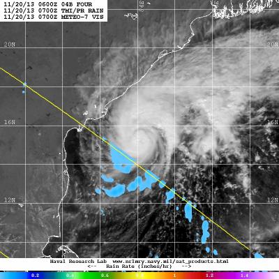 Tropical Cyclone Helen headed for landfall in | EurekAlert!