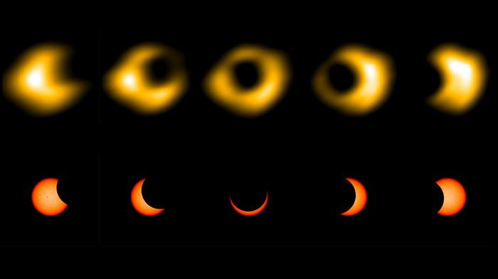 Oct. 14 Radio Images Solar Ecl [IMAGE] | EurekAlert! Science News Releases