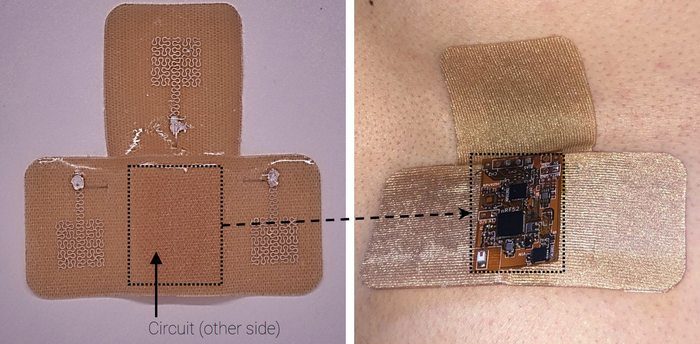 wireless ECG device (larger) [IMAGE] | EurekAlert! Science News Releases