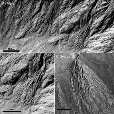 Debris Flows on Mars [IMAGE] | EurekAlert! Science News Releases