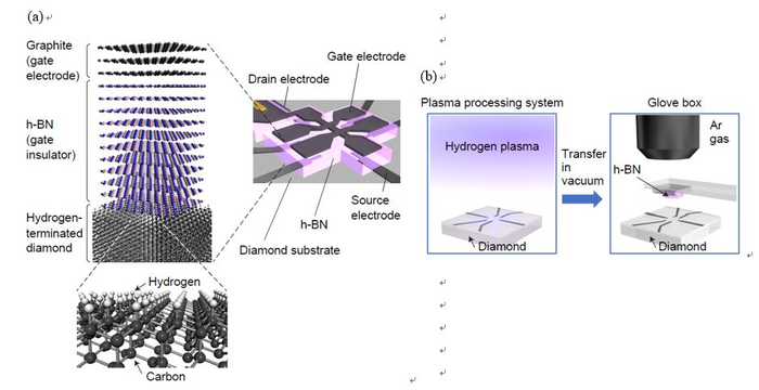 Development of a diamond transistor with high | EurekAlert!