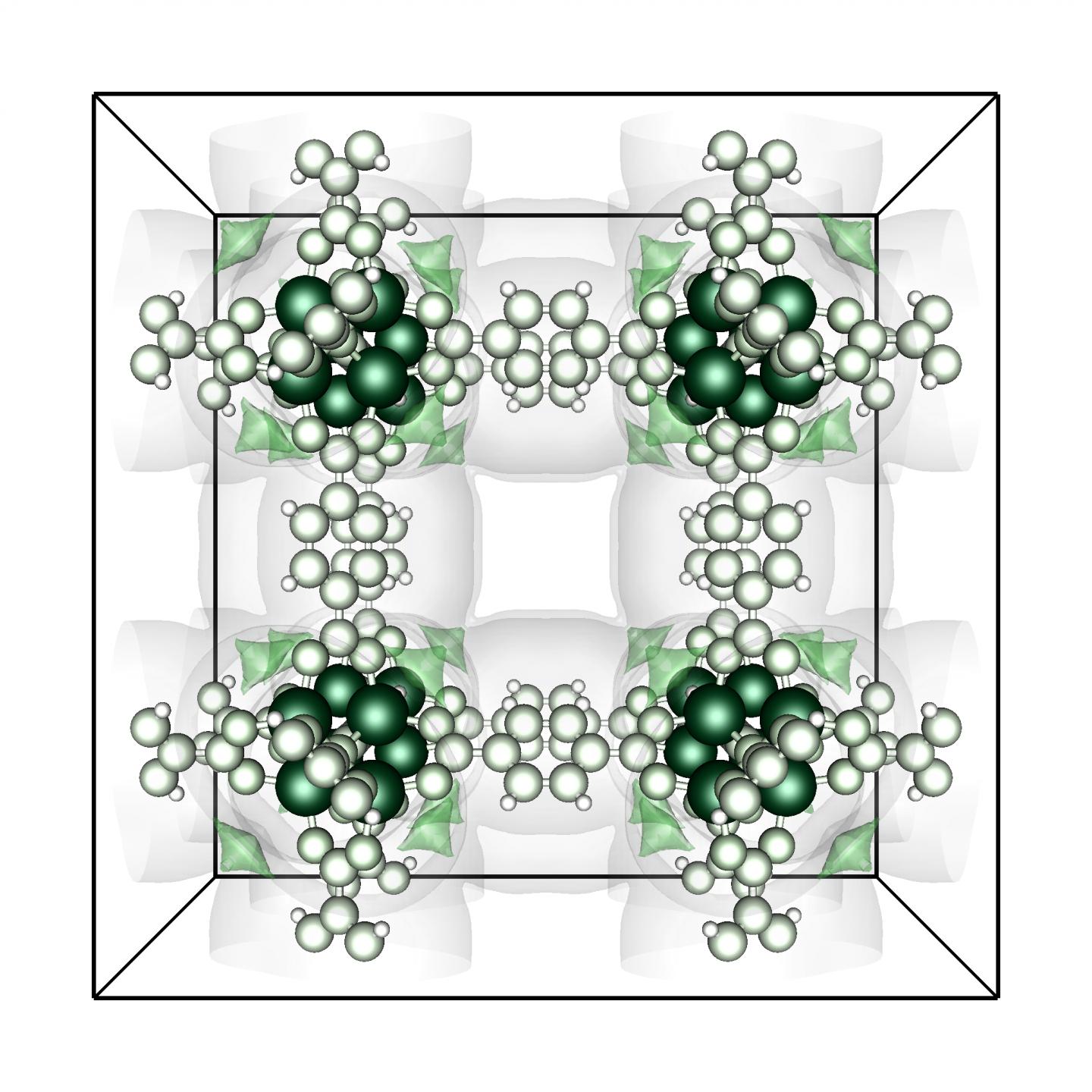 MOF Crystal Structure [IMAGE] | EurekAlert! Science News Releases