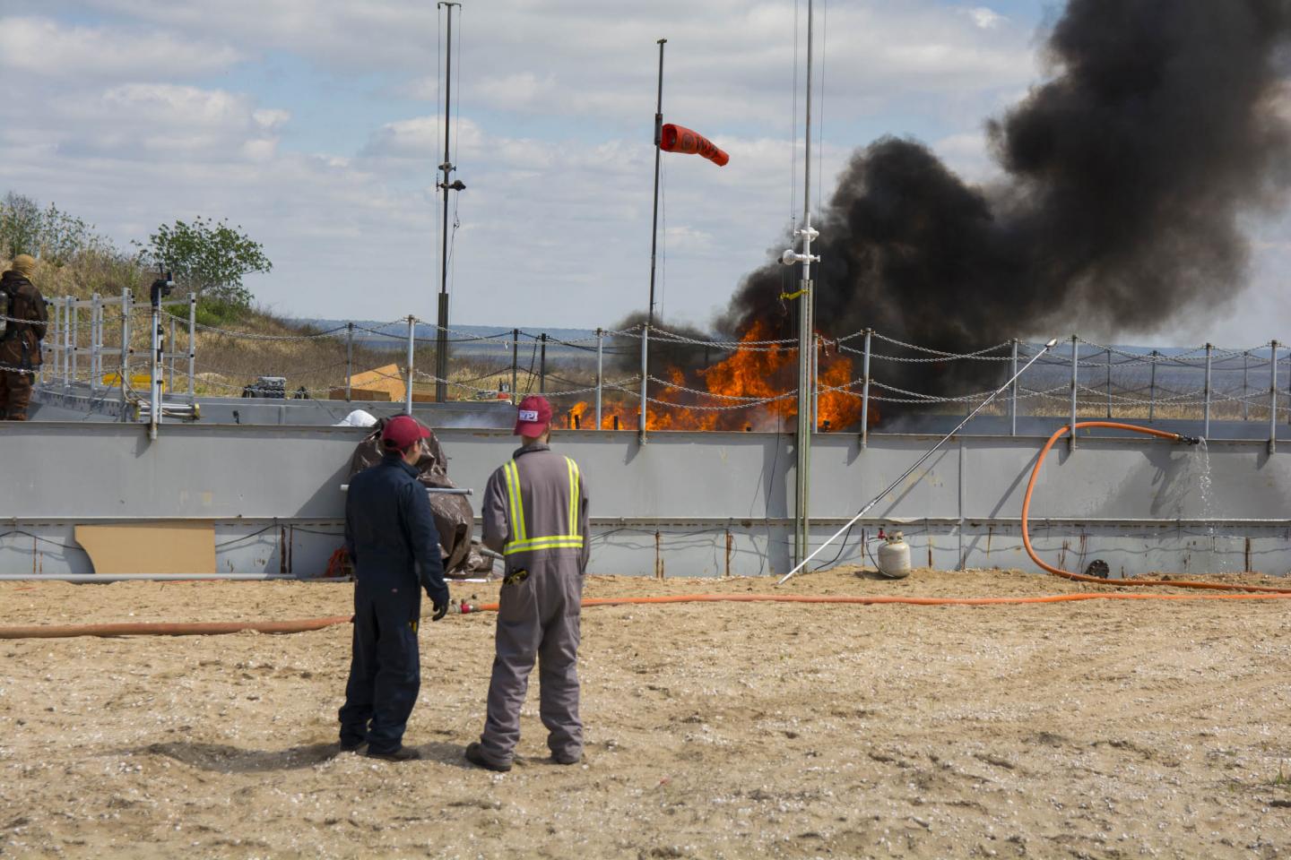 Burn Test of the WPI Flame Ref [IMAGE] | EurekAlert! Science News Releases