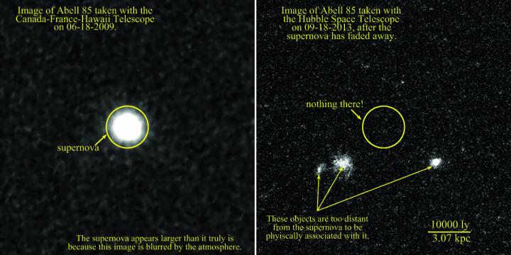 Supernova Abell 85 [IMAGE] | EurekAlert! Science News Releases