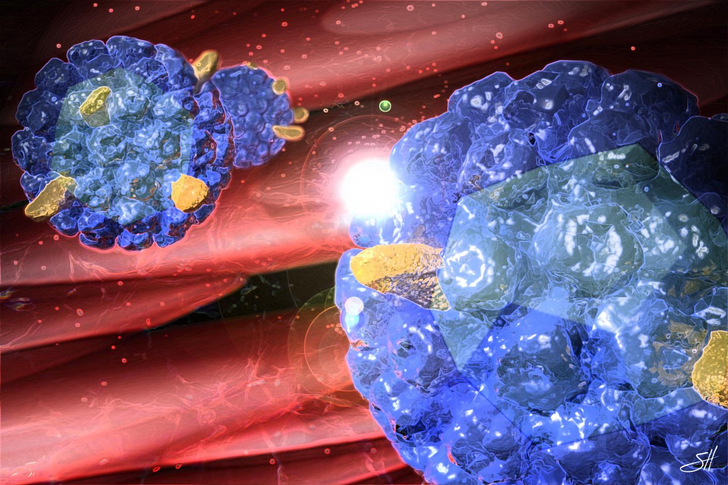 Artist Recreation of Virus-Lik [IMAGE] | EurekAlert! Science News Releases