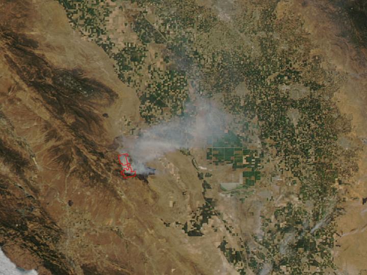 NASA Spots Central California' [IMAGE] | EurekAlert! Science News Releases