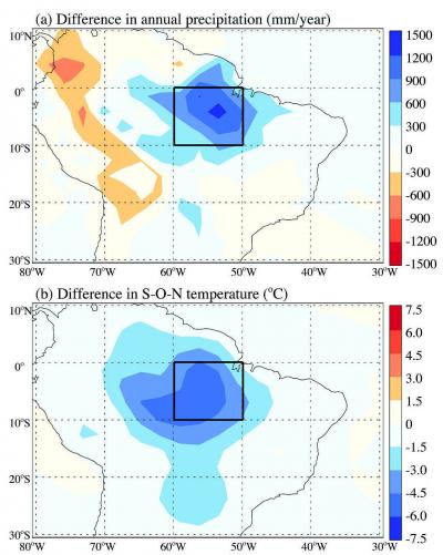 Amazon Basin Climate Influence [IMAGE] | EurekAlert! Science News Releases
